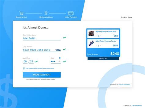 Payment Layout Designs Themes Templates And Downloadable Graphic Elements On Dribbble