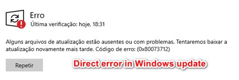 failed update error code 0x80073712 solved windows 10 forums