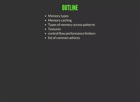 Code Gpu With Cuda Optimizing Memory And Control Flow Pdf Data
