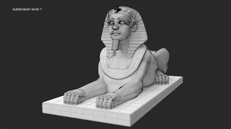 Sphinx Statue 3d Model Turbosquid 1772187