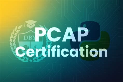 Pcap Certification Dbys Coding Academy