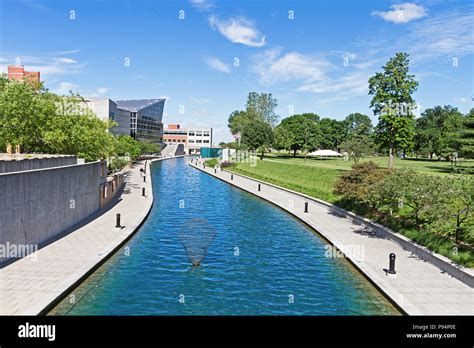 A Beautiful Day At Scenic Central Canal In Indianapolis Indiana Usa