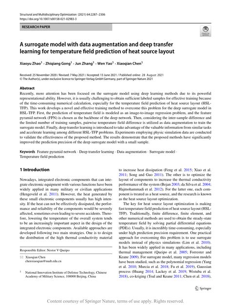 A Surrogate Model With Data Augmentation And Deep Transfer Learning For
