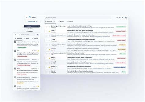Responsive Email Inbox Ui Design By Henry Dan On Dribbble