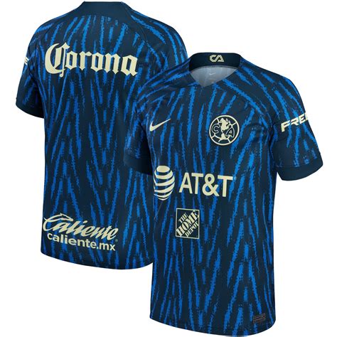 Nike Mens Club America 202223 Away Replica Jersey Blue Dri Fit