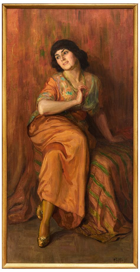 Картина Девушка в желтом платье Smartcollection