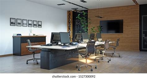 현대적인 사무실 인테리어 디자인 개념 3d 스톡 일러스트 1577790175 Shutterstock
