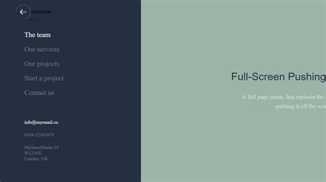16 Css Sliding Menu Examples Slide Menu Onaircode