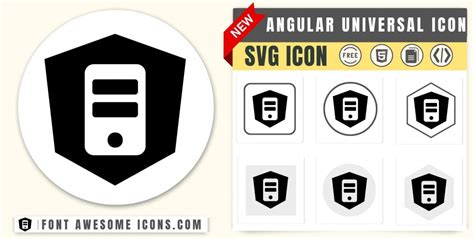 Angular Universal Icon SVG Code Download Path HTML