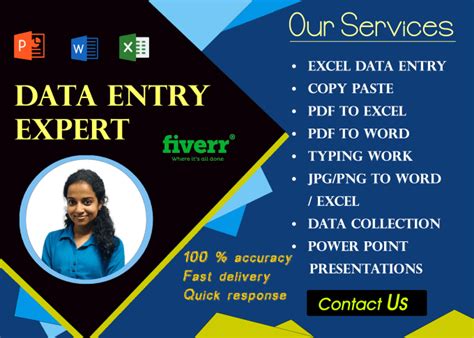 do excel data entry copy paste typing pdf to excel and word by era