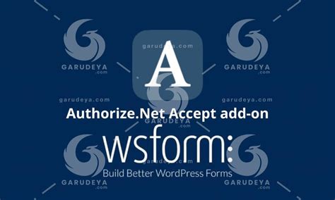 Ws Form Authorizenet Accept Add On