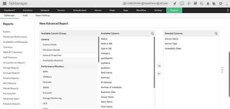 manageengine opmanager network monitoring simplified
