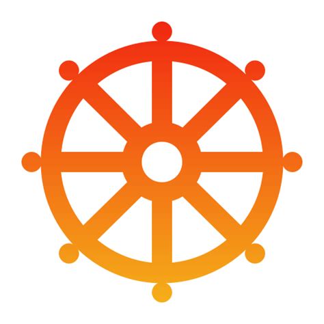 Dharmachakra Generic Gradient Icon