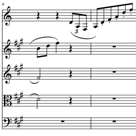 Horizontal Alignment With Different Key Signatures · Issue 1315