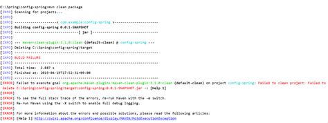 [error] to see the full stack trace of the errors re run maven with