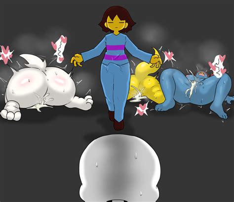 Rule 34 2boys 3girls After Sex Alphys Bulge Cum Cum In Pussy Cum