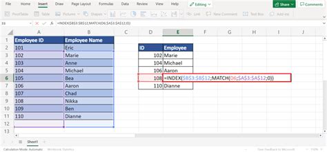 how to fix index match not returning correct value in excel