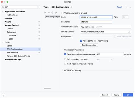 创建 Ssh 配置 Intellij Idea 文档