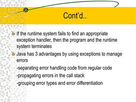 Ppt Handling Errors With Exception In Java Powerpoint Presentation Id3600740