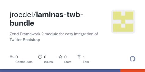 Github Jroedellaminas Twb Bundle Zend Framework 2 Module For Easy