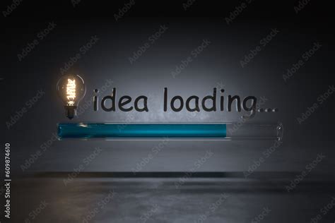 Idea Loading Concept Suitable For Business Presentation Progress Bar