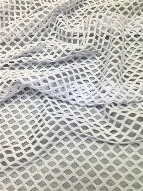 Small Fish Net Mesh Inch Diamond Mesh Stretch Polyester Spandex Fabric To Inches