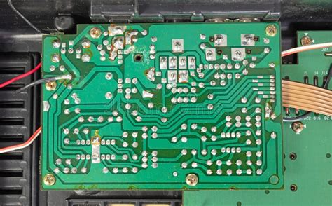 Small Computer Processing Unit System On Micro Chip Printed Circuit Board Pcb At Finger Size