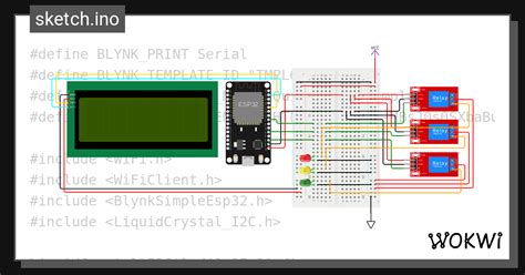 Test Kontrol Ke Blynk Relay Wokwi Esp32 Stm32 Arduino Simulator