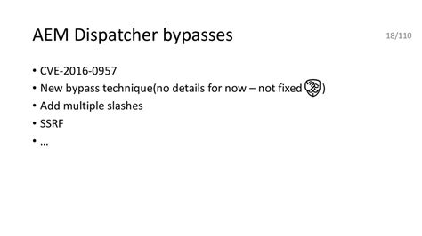 hunting for security bugs in aem webapps speaker deck