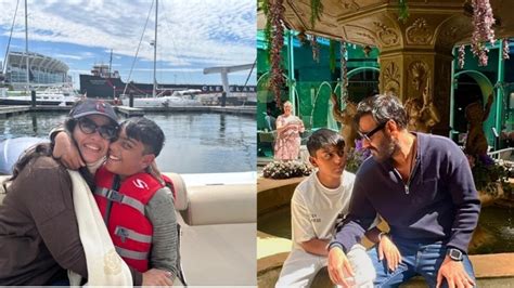 Kajol And Ajay Devgn Wish Son Yug With Old Pic On 12th Birthday Pen Notes Best Part Of Life