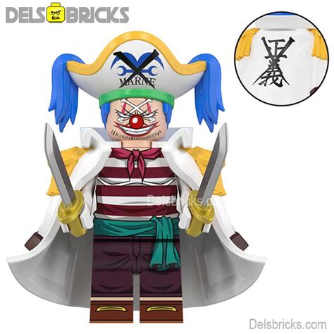Buggy From One Piece Anime Lego Minifigures Custom Toys Silicon Power