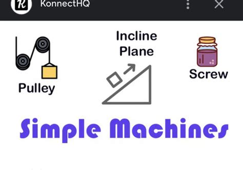 simple machines flashcards quizlet