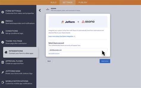 Jotform Asana Integration Project Management Integrations