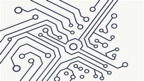 Abstract Circuit Board Lines Representing Modern Technology And Connectivity Vector Design