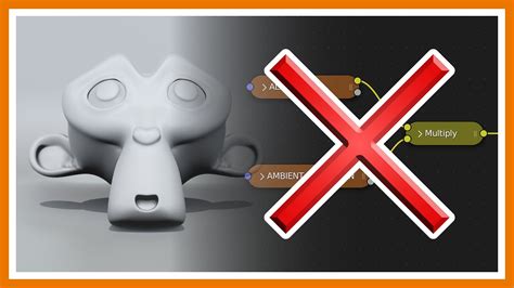 how to correctly use ambient occlusion [blender tutorial] youtube