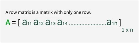 Row Matrix GeeksforGeeks