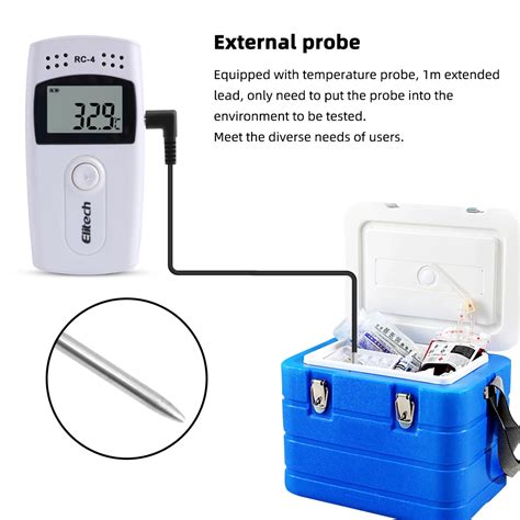 Rc Digital Usb Temperature Data Logger Built In Ntc Sensor High Precision Thermometer Data