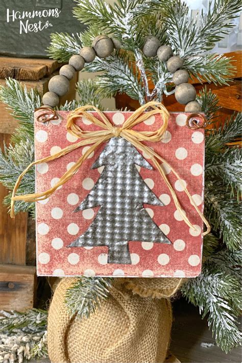 Dollar Tree Cookie Sheet Ornament