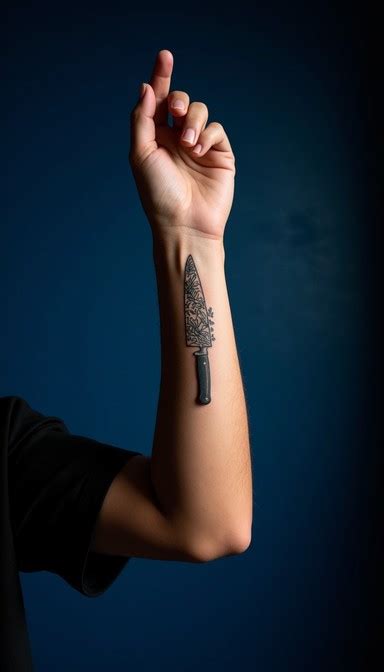 Free Elegant Blade Design Image Tattoo Knife Culinary Download At