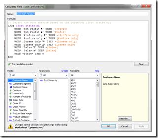 Dynamic Sorting With Tableau Clearly And Simply