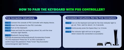 Moko Keyboard For Ps5 Controller With Green Backlight Bluetooth Wireless Mini