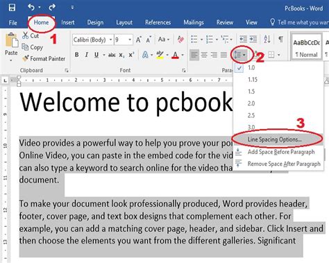 Microsoft Word Tutorial Line And Paragraph Spacing