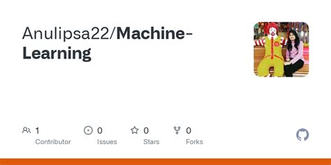 GitHub Anulipsa Machine Learning