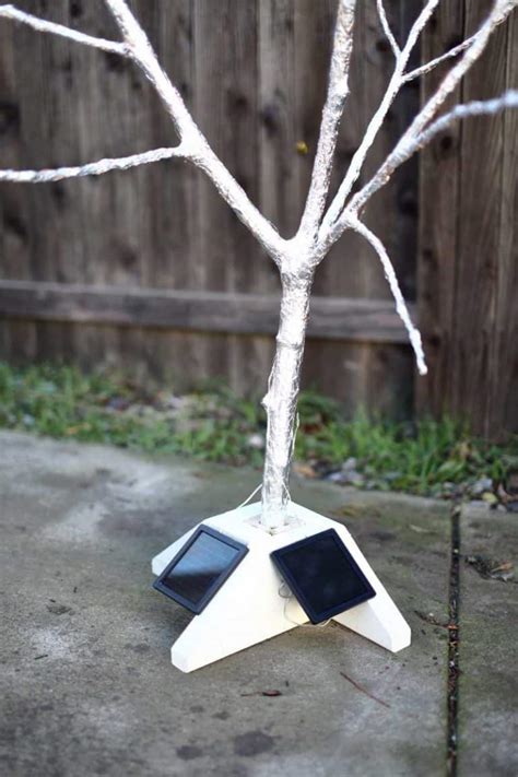 How To Make A DIY Fairy Light Tree With String Lights TheDIYPlan