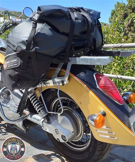 A Photograph Showing The Fully Loaded Giant Loop Great Basin Saddlebag