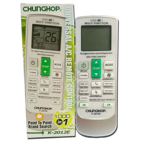 Remote Multi Universal Ac Original Chunghop K 2012e Shopee Indonesia
