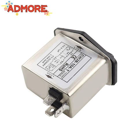 Admore Power Emi Filter Termianl 10a Noise Suppressor Electromagnetic Interference Filters Ac