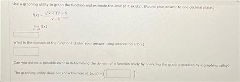 solved use a graphing utility to graph the function and