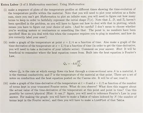 Ixtra Labor 3 Of 3 Mathematica Exercises Using