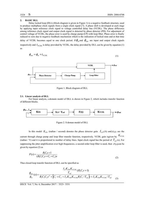 250 Mhz Multiphase Delay Locked Loop For Low Power Applications Pdf Digital Audio Computer
